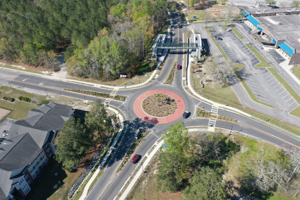 Sangaree Pedestrian Bridge & Roundabout in Berkeley County | Davis & Floyd